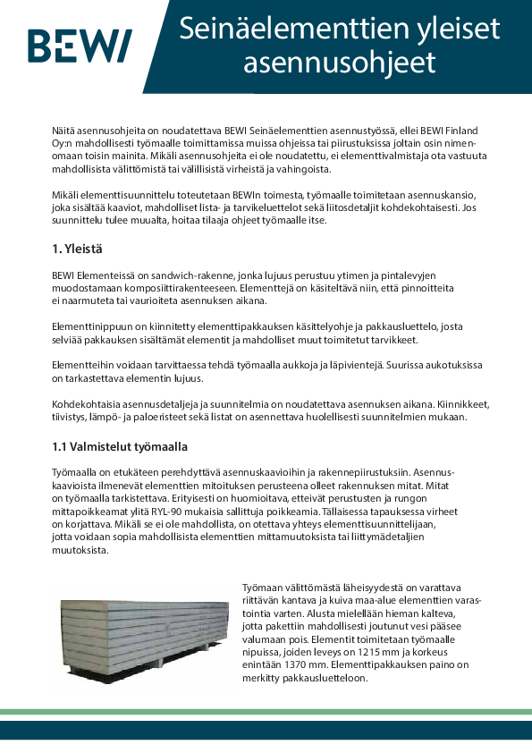 Materiaalipankki | BEWI