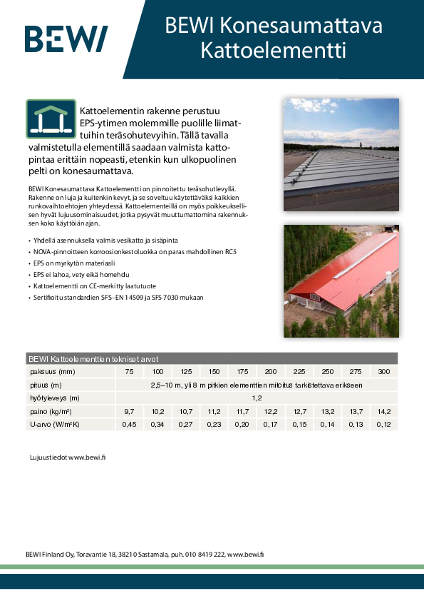 Materiaalipankki | BEWI